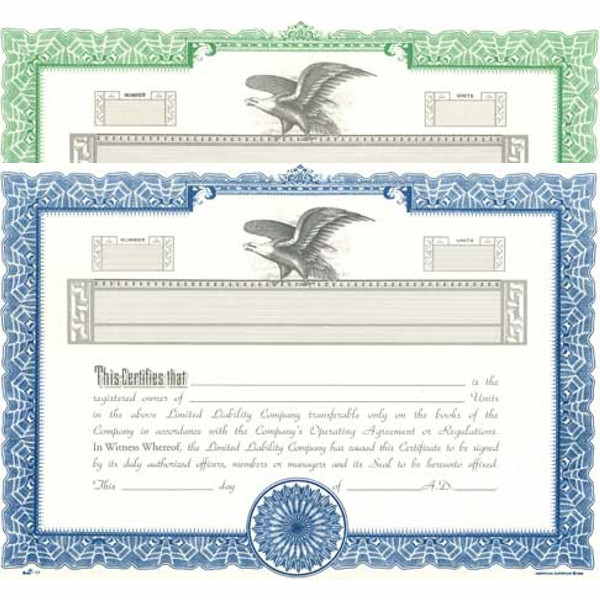 Llc Membership Certificate Template